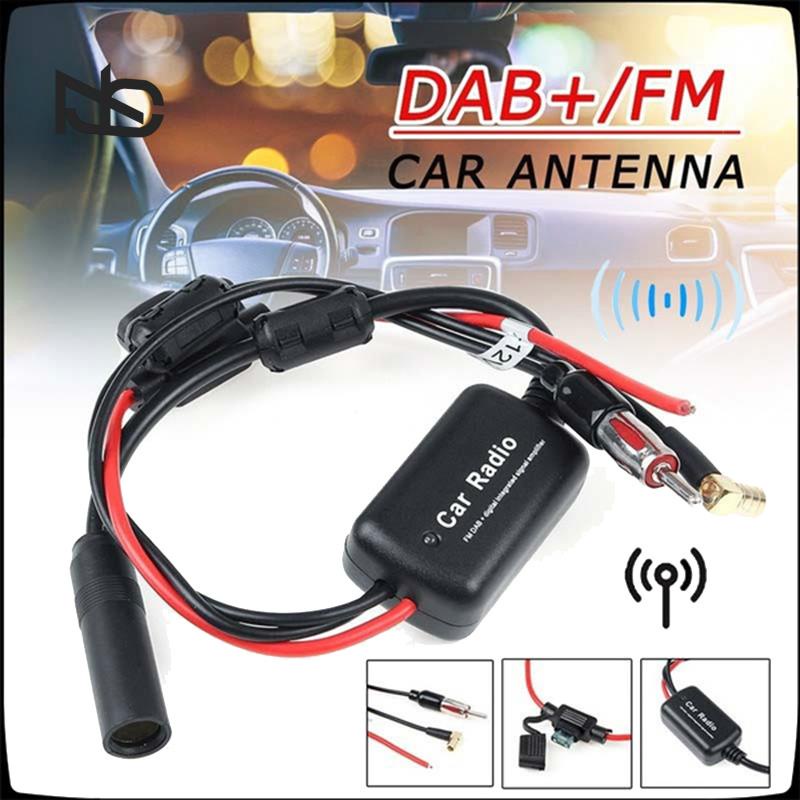Universal DAB + FM Car Antenna Aerial Splitter Cable Digital Radio ...