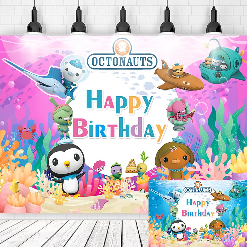Octonauts Backdrop For Photography Baby Shower Kids Children Girl Boys ...