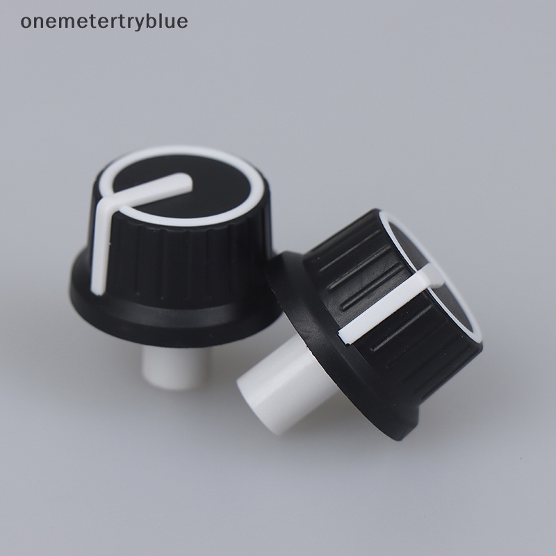 onemetertry 2PCS 25*25.5MM Rubber Half Shaft Knob Potentiometer Rotary ...