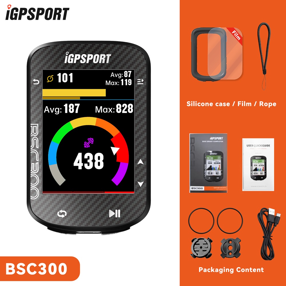 iGPSPORT BSC300 Bike GPS Computer Cycling Wireless Speedmeter Color ...