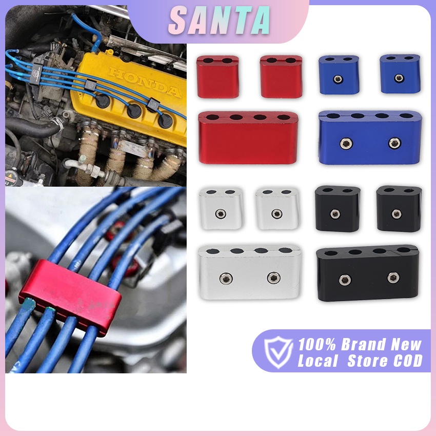 3Pcs /Set JDM Style Car Spark Plug Electrical Wire Clamp Separator Line ...