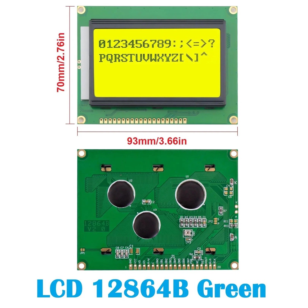 LCD Module LCD1602A 2004A 12864B 0802 16x2 20x4 Character LCD Display ...