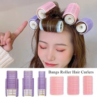 MIC Fixable Air Bangs Clip Curling Tube Plastic Curling Iron Self ...