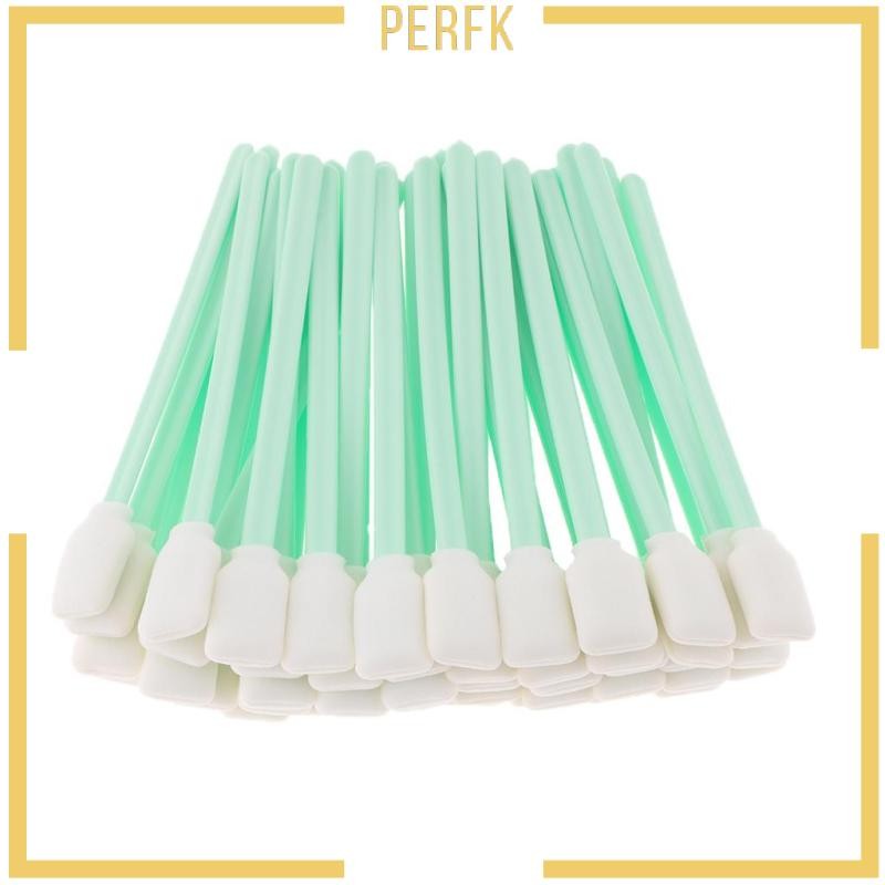 [Perfk] 50PCS Cleaning Swabs Foam Swabs Sticks For Printer | Shopee ...