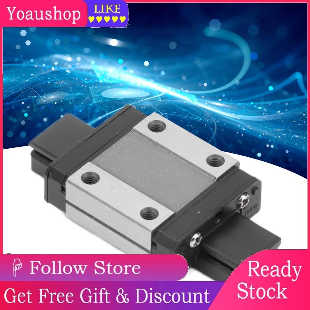 Yoaushop Mini Linear Rail Carriage Block M3 Bearing Steel for Guide Motion Slide Automation ...