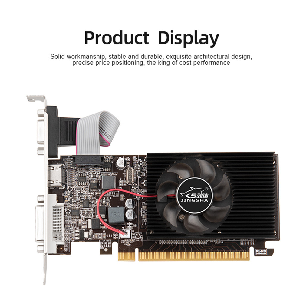 GT610 Graphics Card 810MHZ DDR3 1GB Gaming Video Card for Computer ...