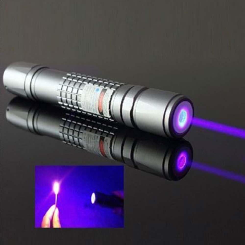 High Power Blue Purple Laser Pointer Burning Light Beam Pen Battery Charger 1mW | Shopee Philippines