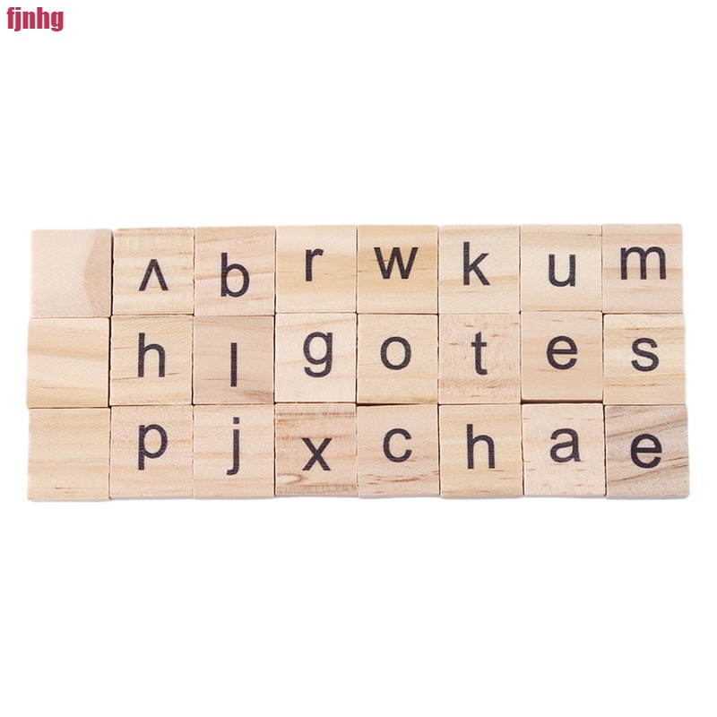 Wood Letter Tiles Wooden Scrabble Tiles A-Z Capital Letters For Crafts ...