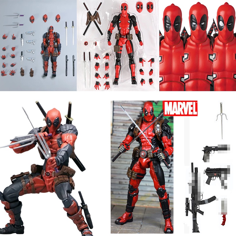 Marvel Legends Mafex Deadpool 025EX Figma Revoltech Action Figure ...