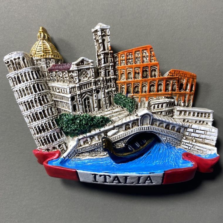 Europe Italy Refrigerator Magnets 3D Resin Handmade Creative Souvenirs ...