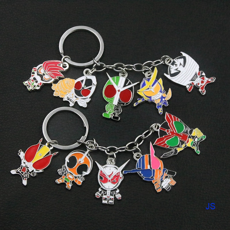 Js Anime Kamen Rider Keychain Zi-O Heisei Rider Showa Reiwa Rider ...