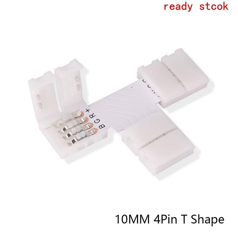 Quality10mm Connector 4 Pin T Shape PCB Solderless Connector Strip ...