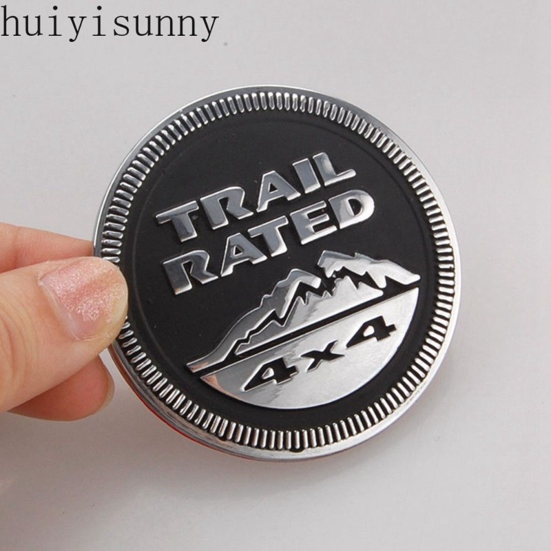 HYS 4X4 Metal Sticker With Identification Plate "Trail Rated" For Jeep ...