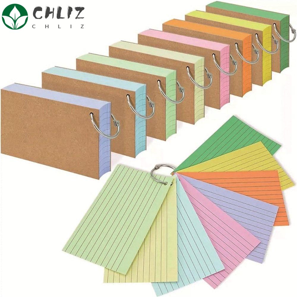 CHLIZ Binder Memo Book Horizontal Line Loose-Leaf Loose-Leaf Index ...