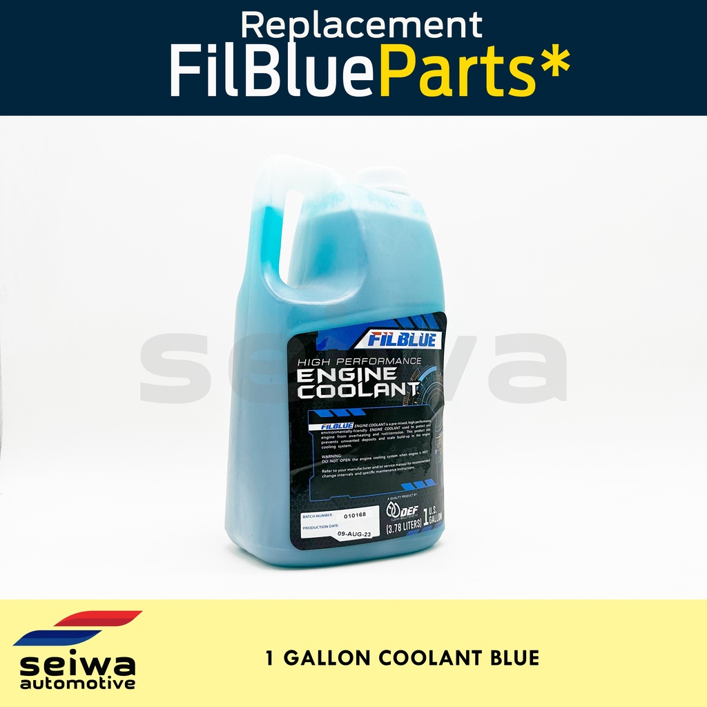 [1 GALLON] FilBlue Coolant BLUE for Mitsubishi, Nissan, Suzuki, Honda ...