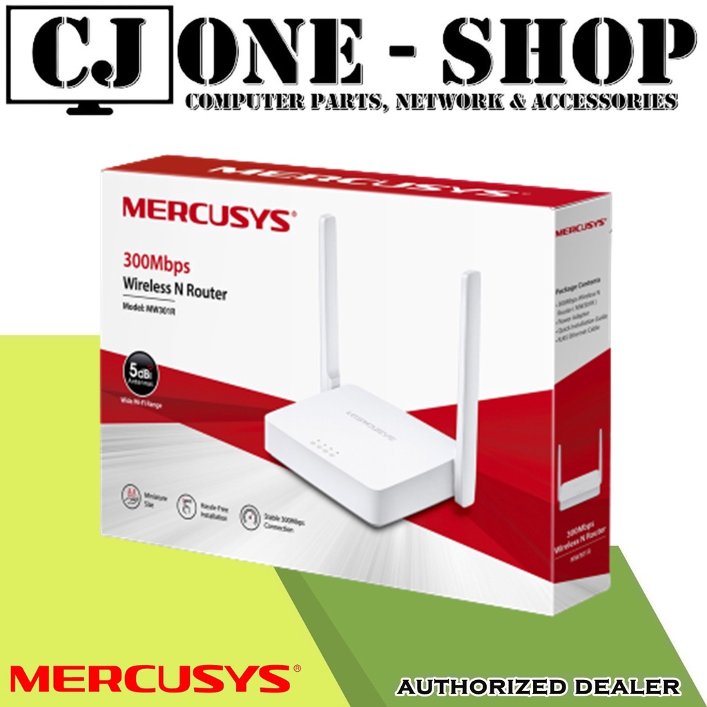 ♞Mercusys MW301R 300Mbps Wireless N Router ( Powered by TP-LINK ...