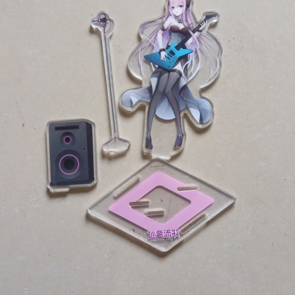 Bulk Goods Anime Merchandise Hatsune Miku Character Stand and Brooch ...