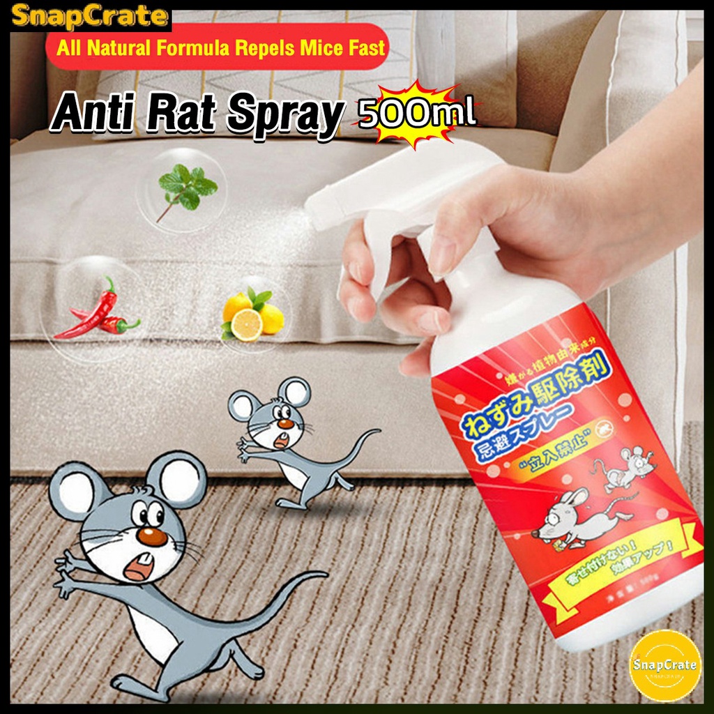 Snap 500ML Anti Rat Spray Killer Rat Repellent Spray Can repel mice ...