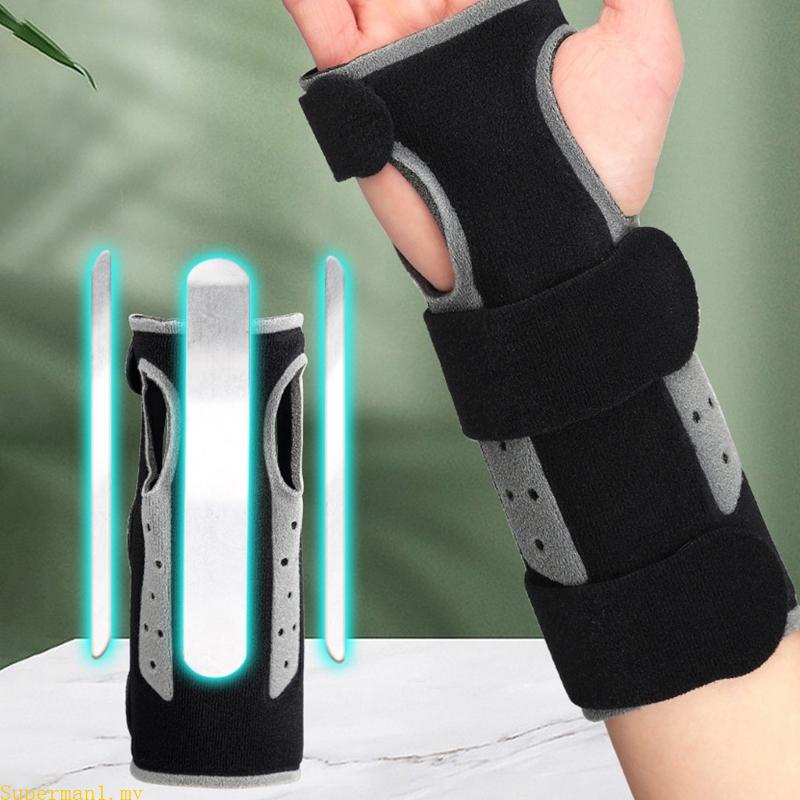 Best Adjustable Carpal Tunnel Compression Splint Wrist Brace Provides ...