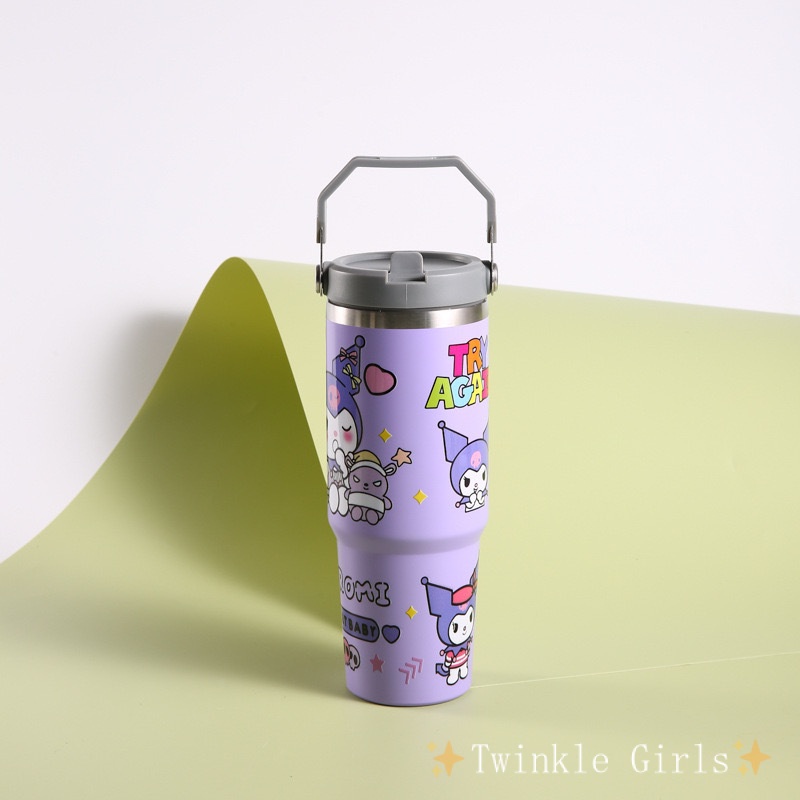 Korean Style Cute 304 Stainless Steel Tyeso Tumbler 900ml Large Capacity Thermos Bottle Cup ...
