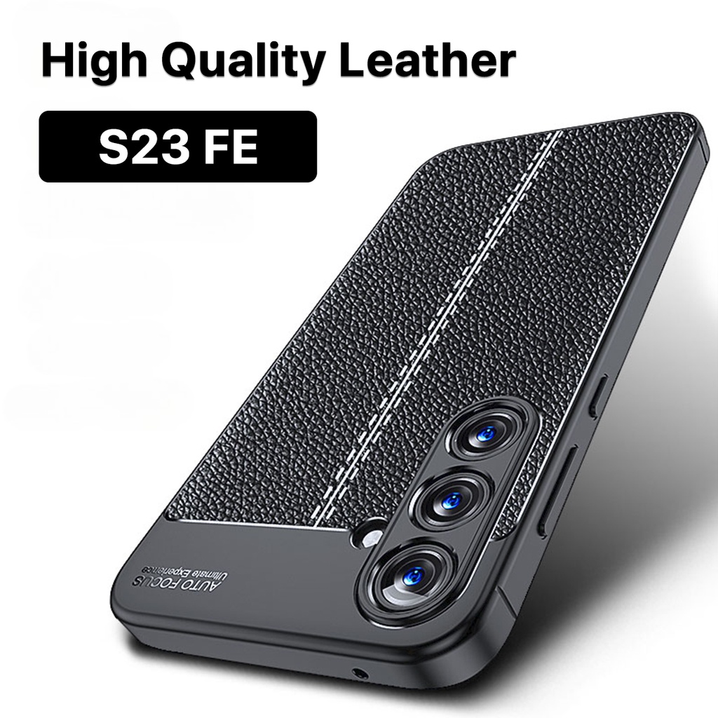 Samsung S23 FE Case Samsung S22 S23 Ultra Plus FE Lite Leather Casing ...