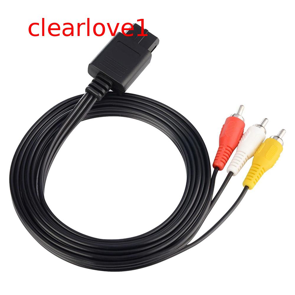 【Clove】 Cube Super Game Audio AV Adapter Video Cable Cord N64 for S ...