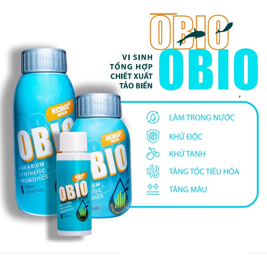 Probiotics KOIKA OBIO 30ml 180ml 300ml - Aquarium Fish Microbiology ...