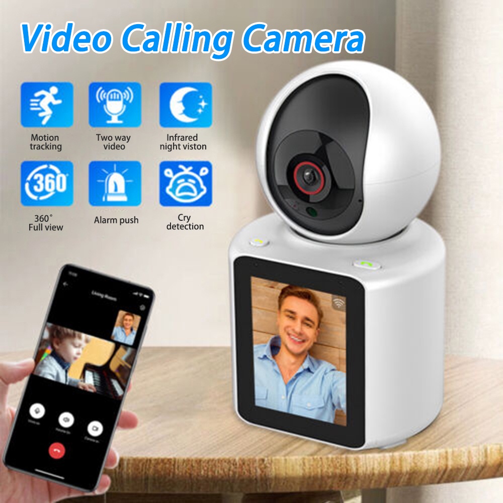 Video Call Camera Intelligent Wifi Camera IPS Screen FHD 1080P One ...