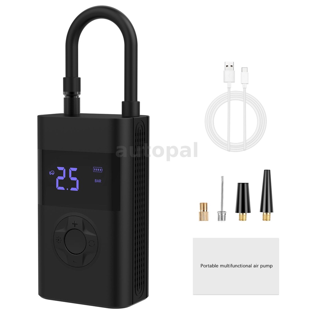 Portable 150PSI Air Pump Car Inflatable Pump Cordless Rechargeable ...
