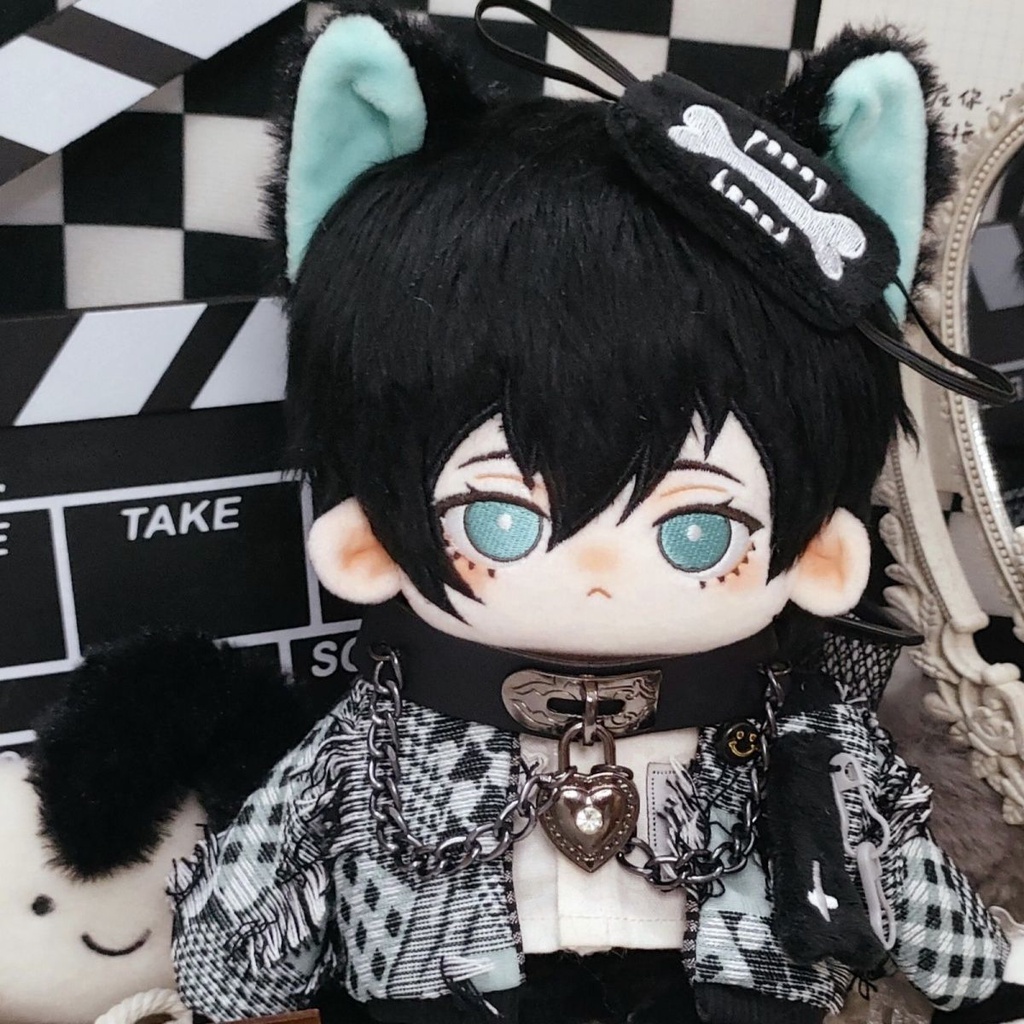 20CM Doll BLUE LOCK Rin Itoshi Plushie Plush Doll Cotton Clothes Change ...