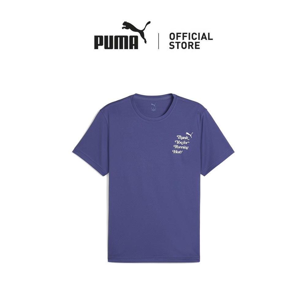 [NEW] PUMA GRAPHICS Slogan Running Men's Tee | Shopee Philippines