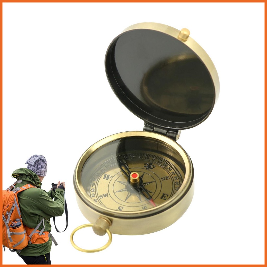Mini Compass Retro Survival Tool Orienteering Pocket Compass Advanced ...