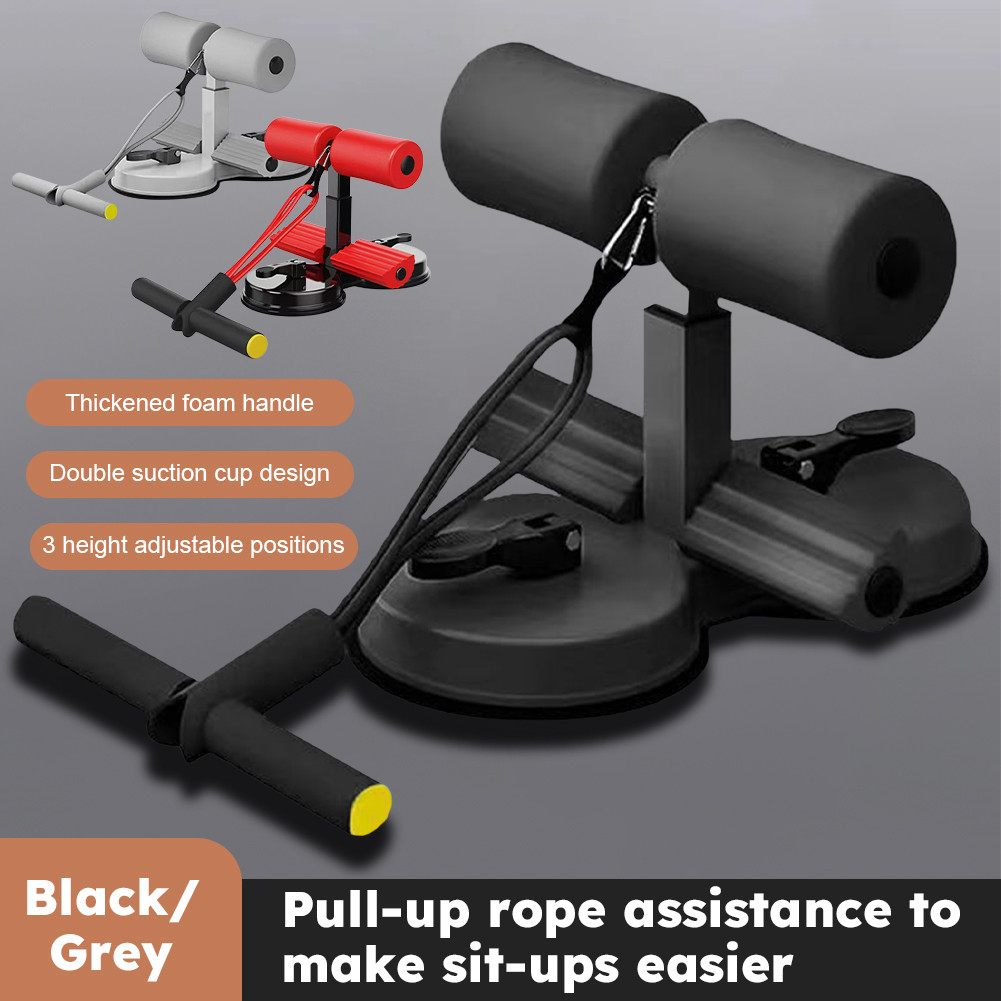 SSS Gym Double Suction Sit Up Bar stand tool exercise equipment push ...