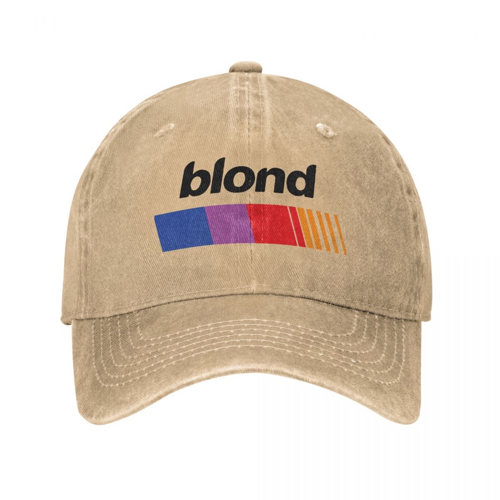 Blonde Open Ocean Baseball Cap Fashion Distressed Denim Frank Hip Hop ...