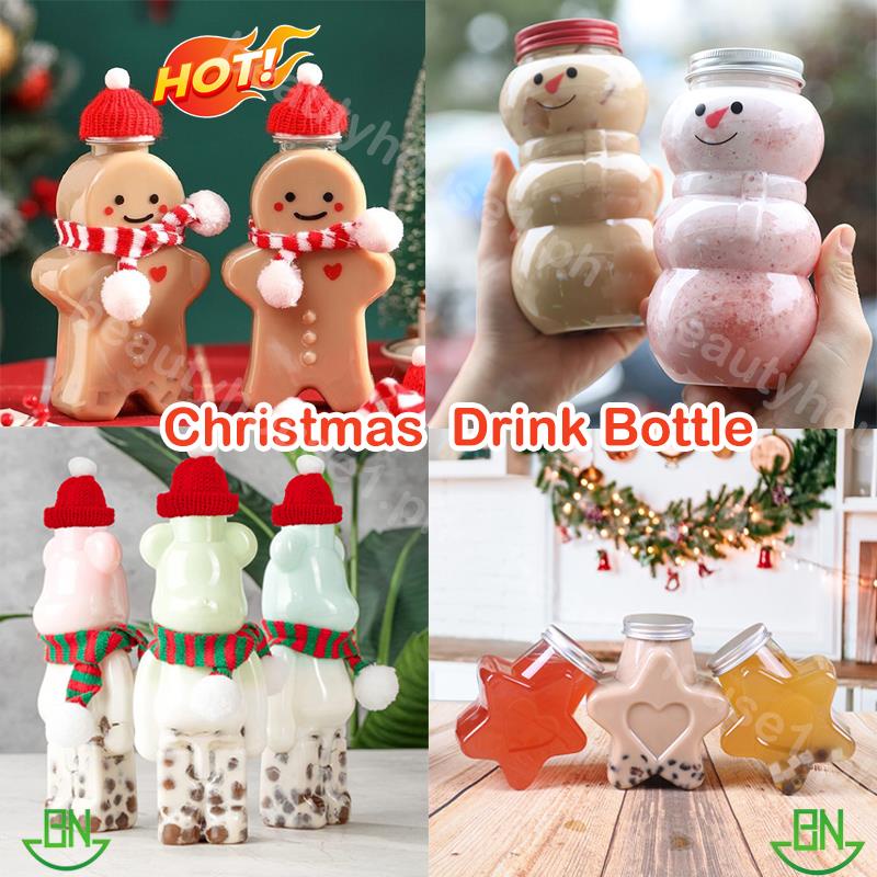 500ml Gingerbread Man Drinking Cup Portable Shaker Drink Bottle Kitchen ...