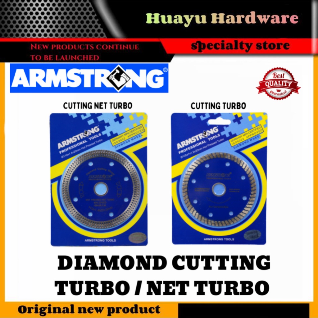 ARMSTRONG DIAMOND CUTTING TURBO & DIAMOND CUTTING NET TURBO | Shopee ...