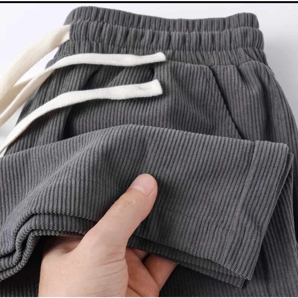 Fashion Corduroy Short for Men Women With 2 Side Pocket Slit Taslan ...