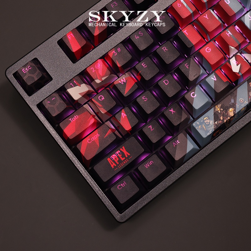 Apex Legends Keycaps Cherry Profile Anime PBT Dye Sub Mechanical ...