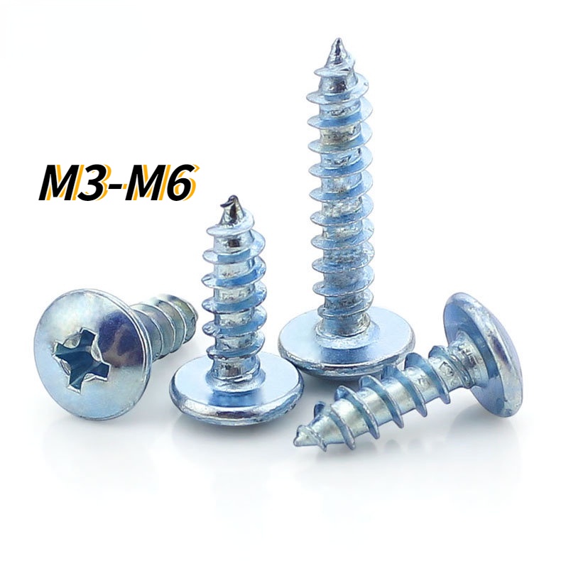 [HNK] Galvanized Screws Semicircle Umbrella Head Self-Tapping Thread ...