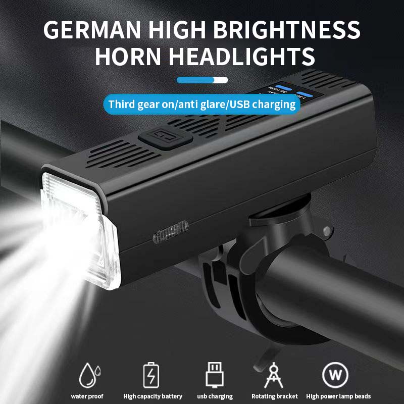 360 Rotatable 2000 Mah Motor Cycle Lights Waterproof Rechargeable LED ...