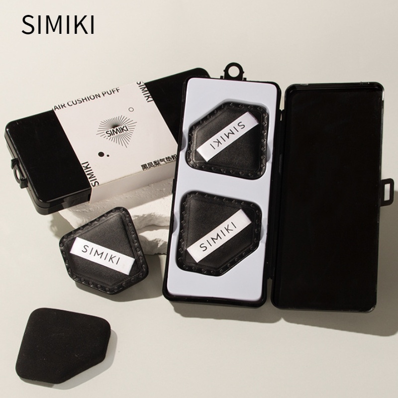 SIMIKI Cushion Powder Puff Black Pineapple Cushion Powder Puff Set Wet ...