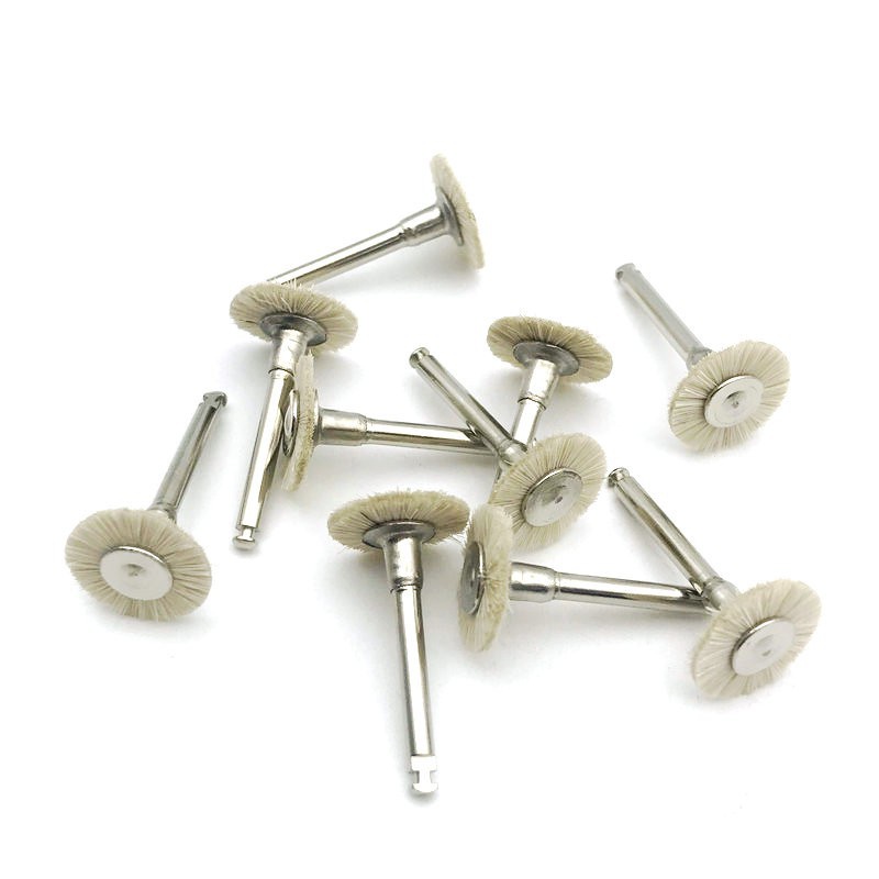 10 Pieces Cotton/Wool Dental Polishing Wheel for Rotary 2.35mm | Shopee ...