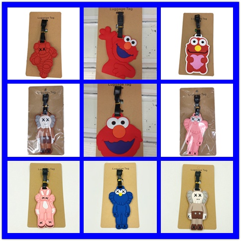 Sesame Street ELMO ELMO BIG BIRD BIG BIRD Luggage Tag Boarding Pass ...