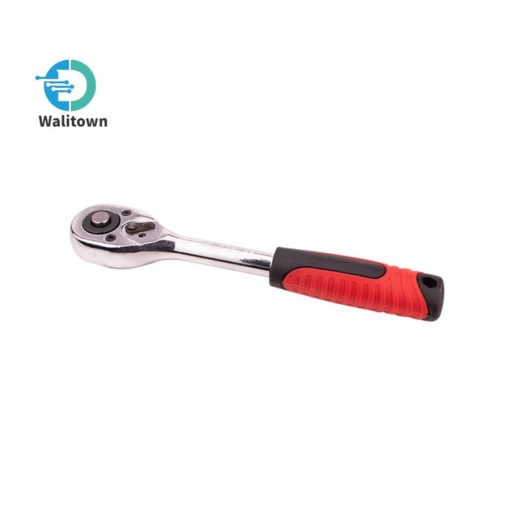 1/4 3/8 1/2 Inch-Drive Extendable Ratchet Handle 24-Tooth Reversible ...