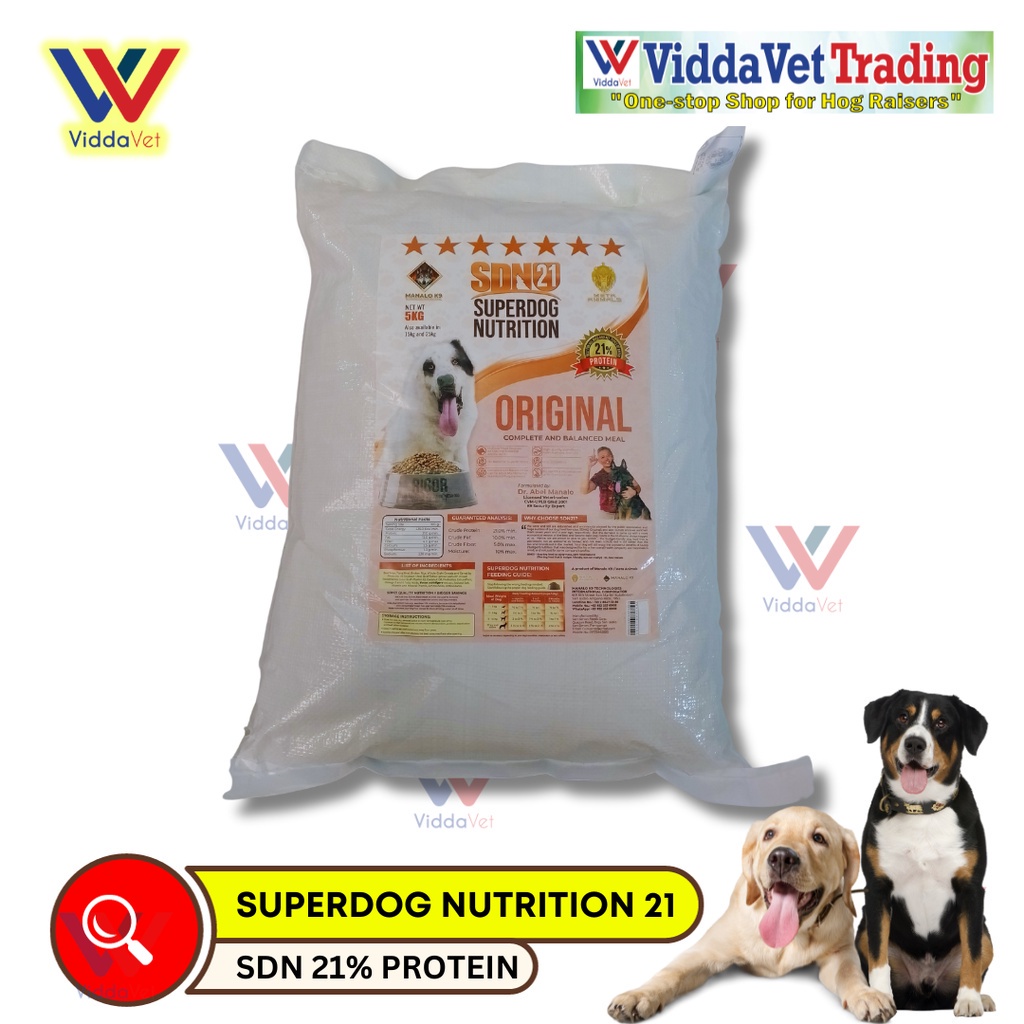 5kgs SDN21 protein for dogs Superdog Nutrition Balanced and healthy ...