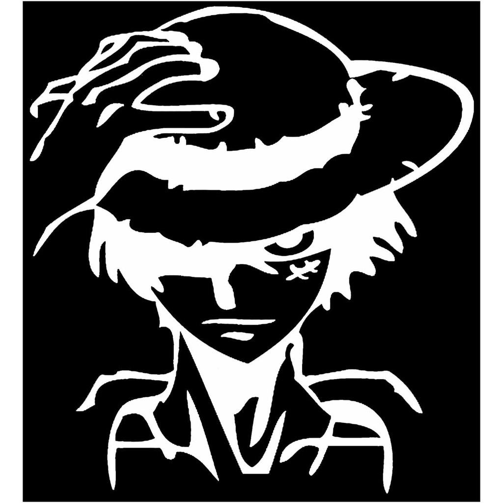 LUFFY COUT OUT STICKER | Shopee Philippines
