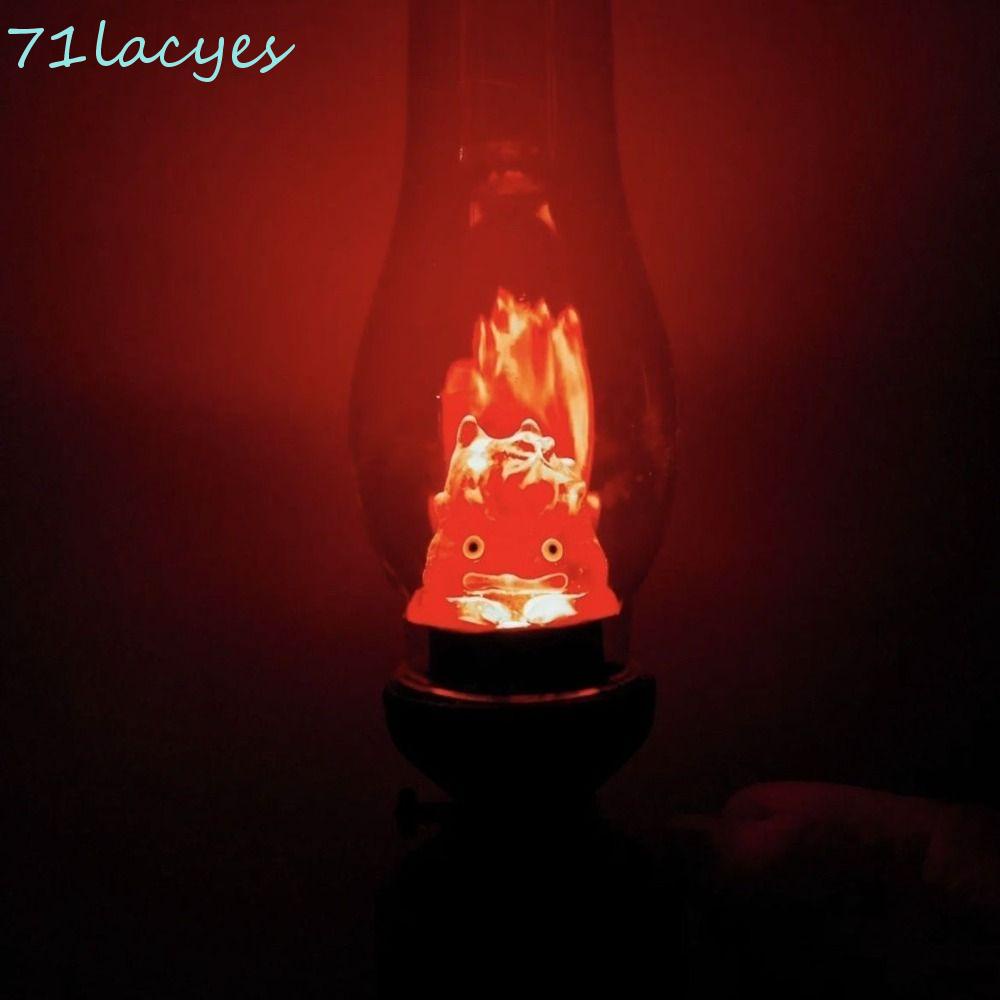 LACYES Calcifer Night Light, Plastics Warm Howl Moving Castle Kerosene ...