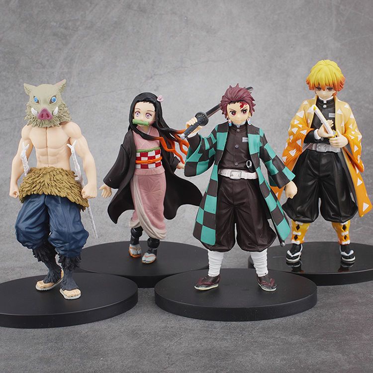 Demon Slayer Figure kamado tanjiro kamado nezuko Figure Ornament gift toy Kimetsu No Yaiba Hand ...