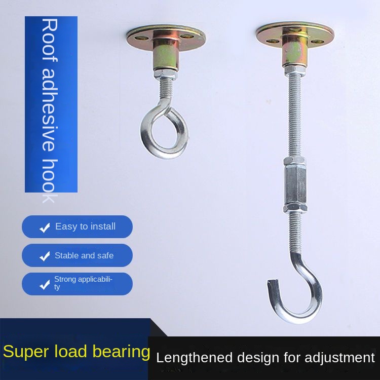 Load-bearing ceiling hook, small ceiling fan, extended lantern top ...