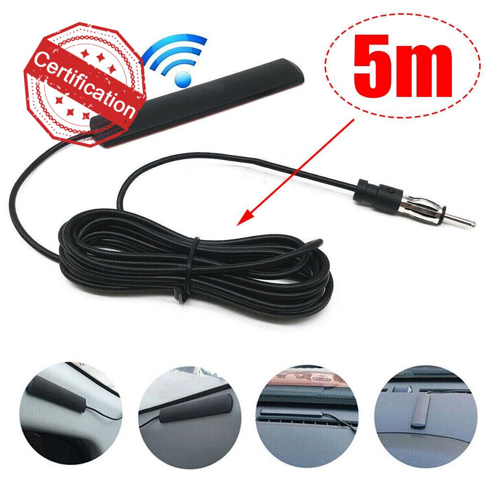 5M Car Interior Hidden Amplified Radio Antenna Electronic Stereo Radio ...